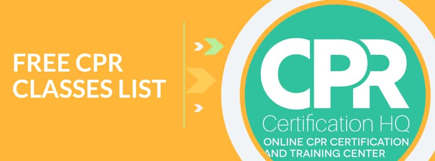 Where to find Free CPR Training Classes?